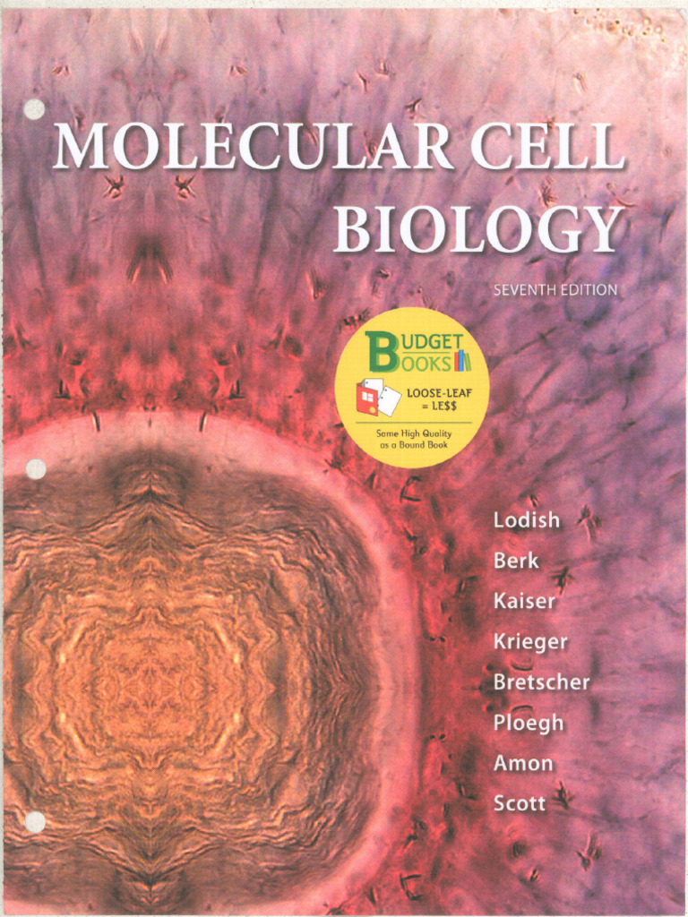 Lodish Molecular Cell Biology 7th Edition Pdf