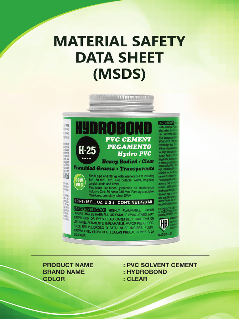 Data Sheet - Hydrobond | PDF