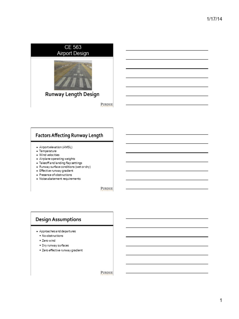 Runway Length Requirements by Aircraft | PDF | Runway | Airport