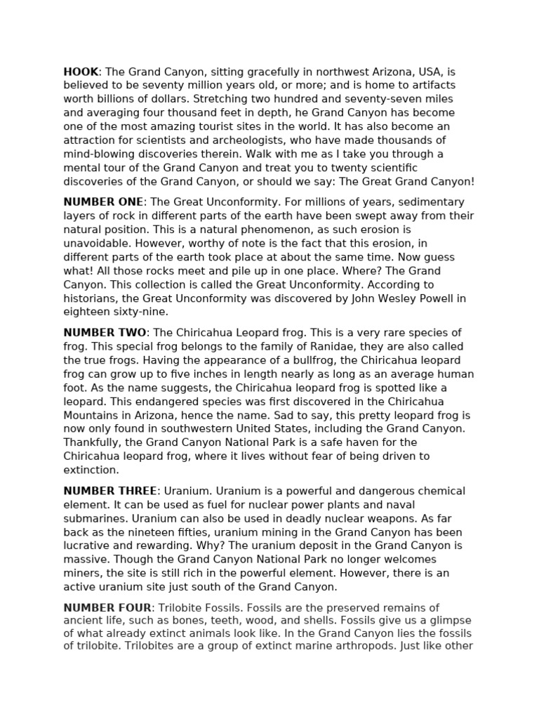 Grand Canyon Research | PDF | Social Science | History