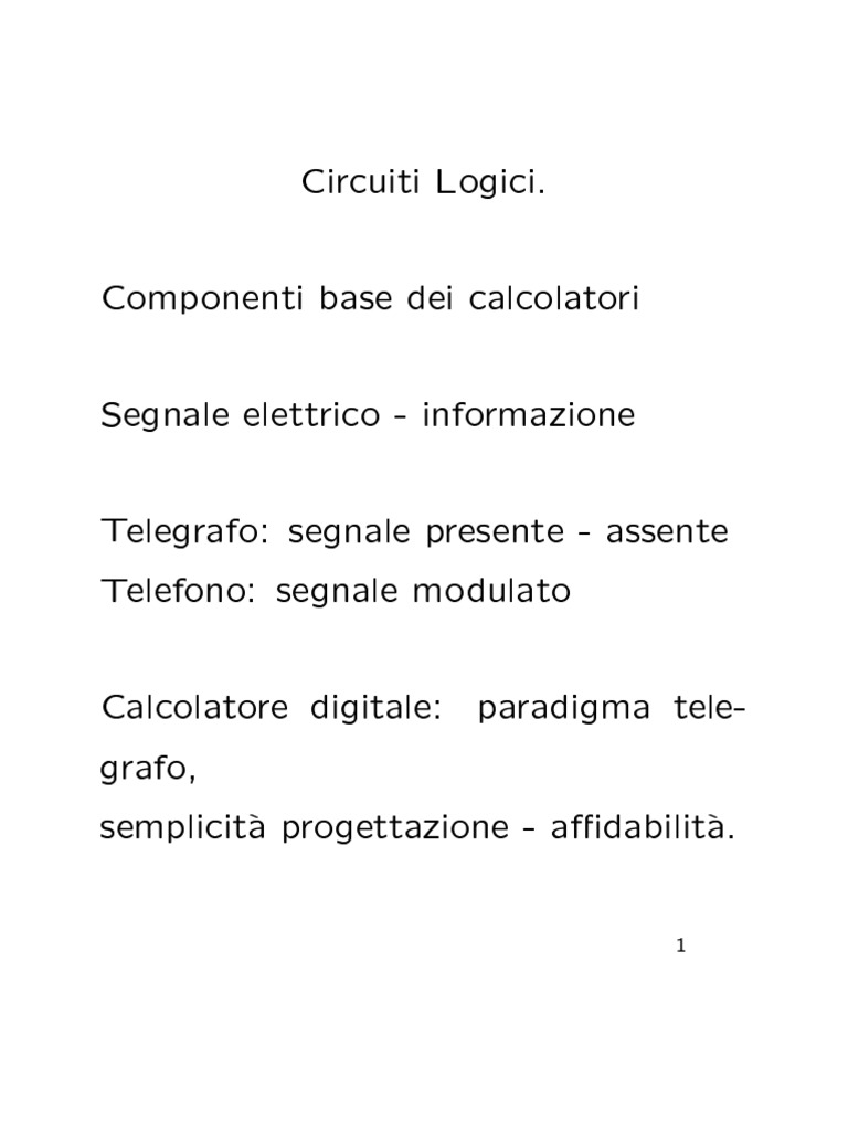02 Porte Logiche | PDF