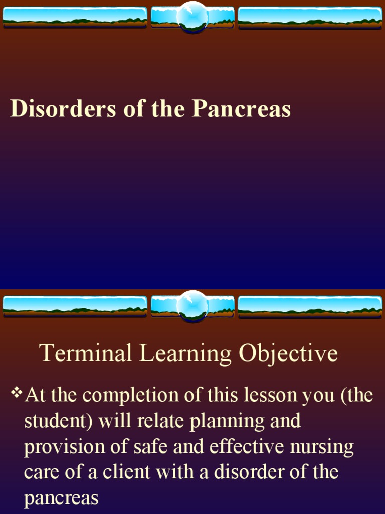 Pancreas Disorders Overview | PDF | Pancreatic Cancer | Pancreas