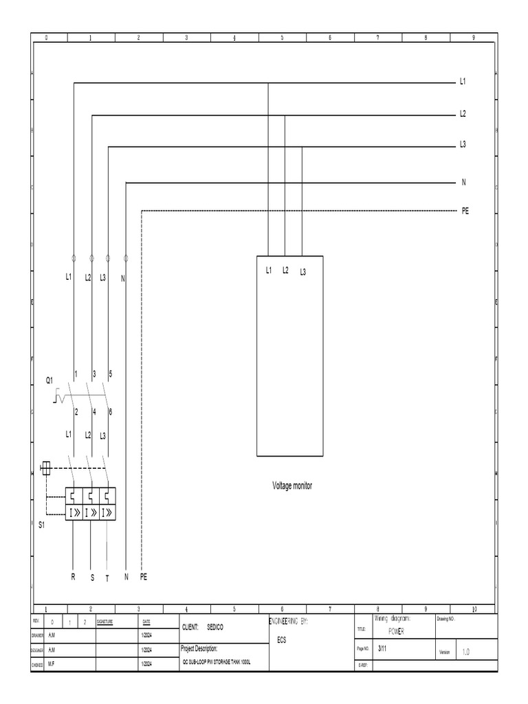 Voltage Monitor: Project Description: ECS | PDF