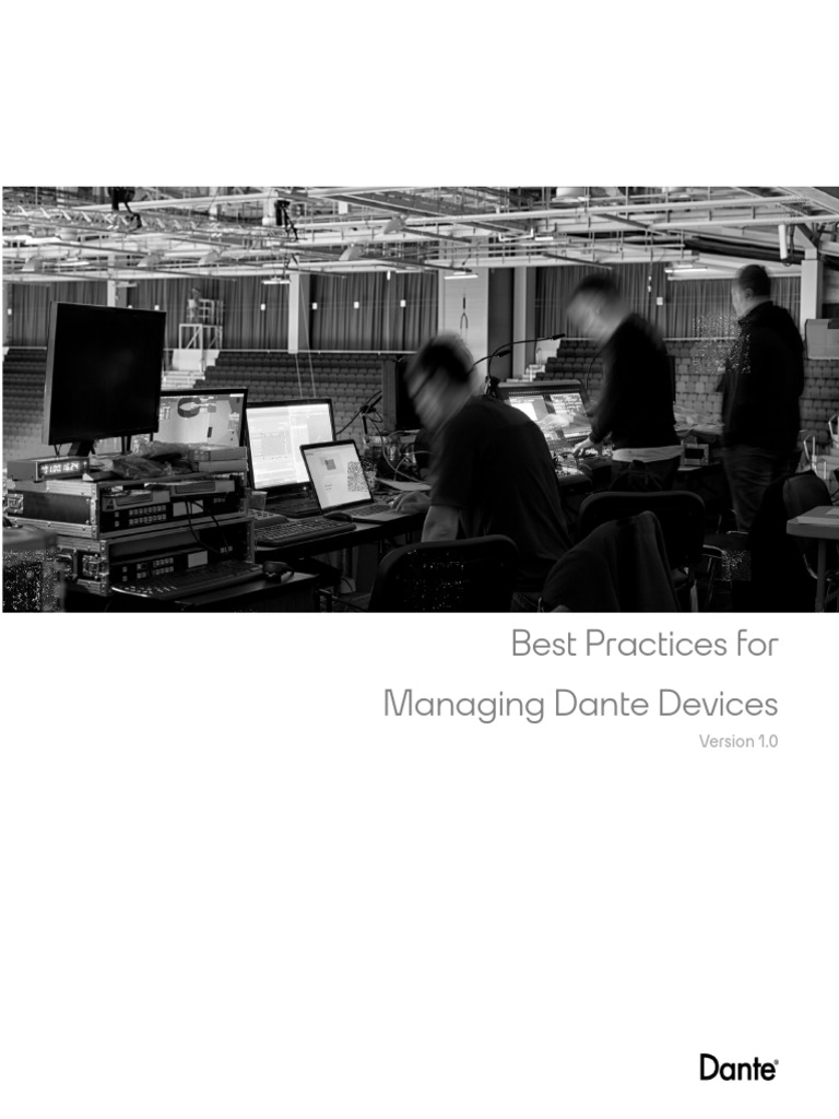 Best Practices For Managing Dante Devices-vF | PDF | Technology ...