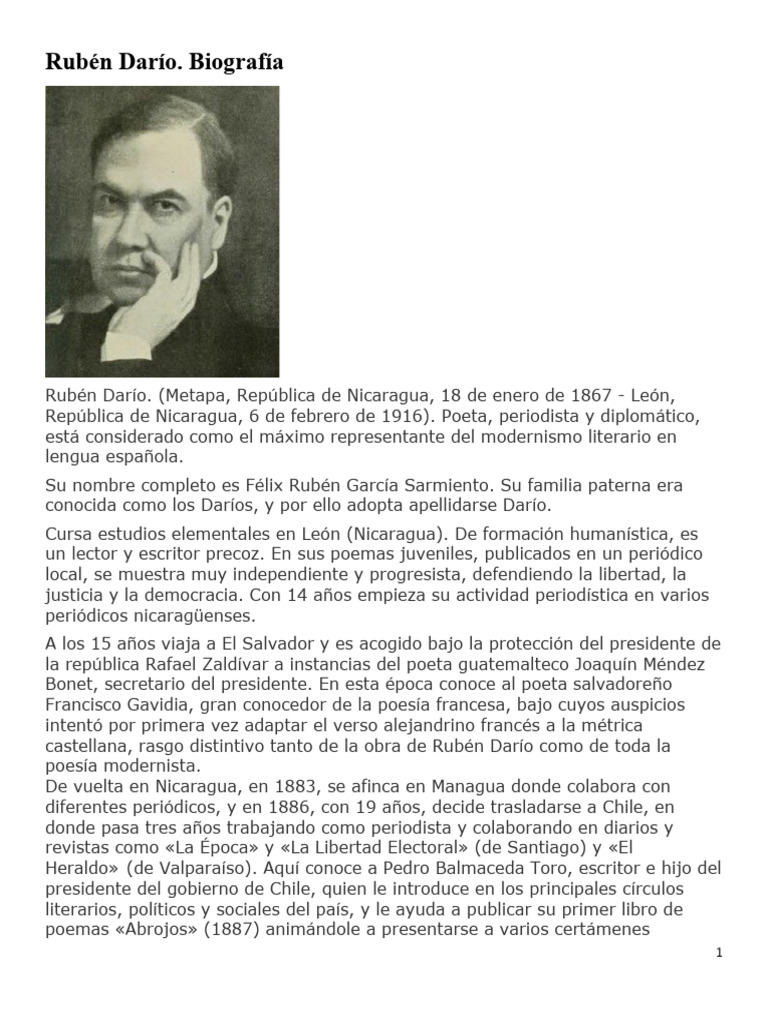 Rubén Darío | PDF