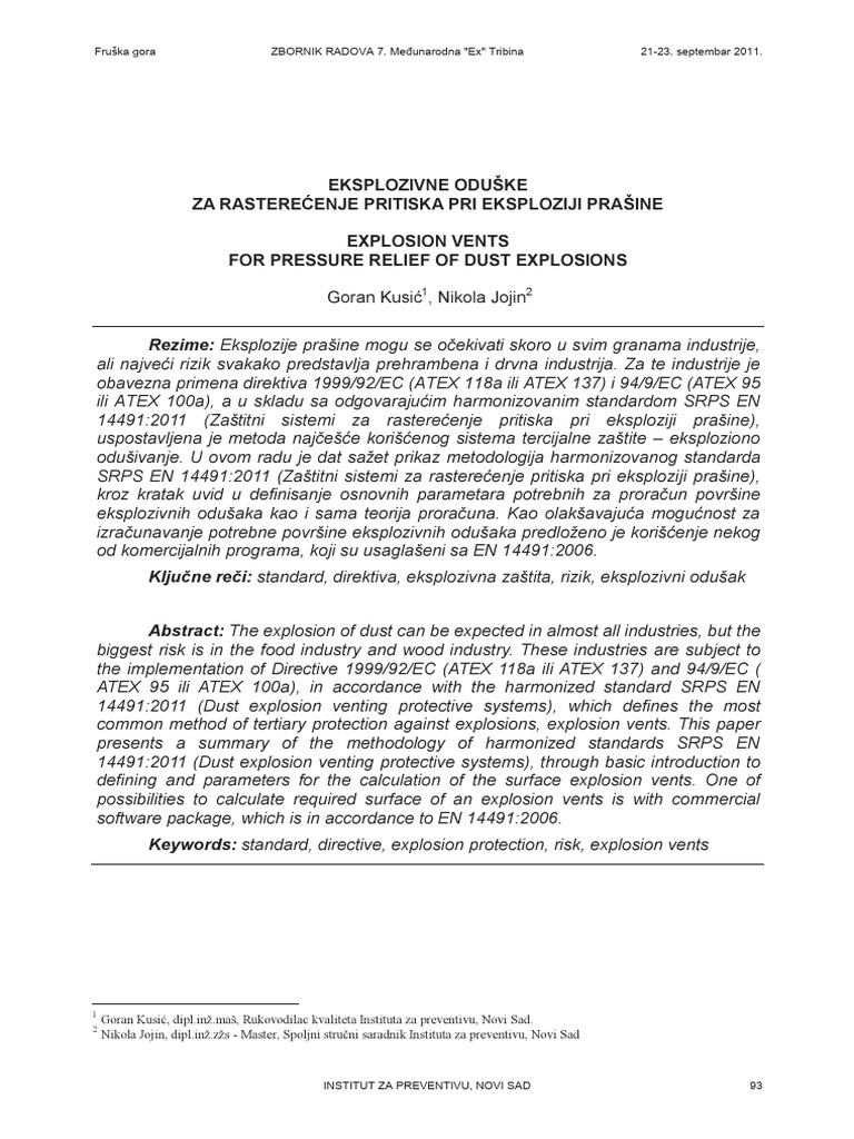 012 Kusic Goran Eksplozivni Odusci | PDF