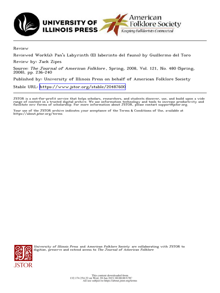 Pan's Labyrinth (El Laberinto Del Fauno) | PDF