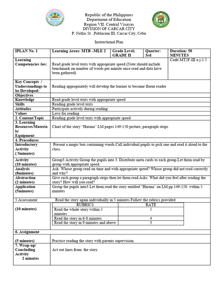 DLP # 1 | PDF | Learning | Pedagogy