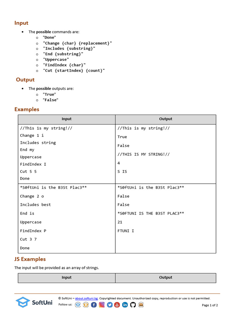 01. String Game - Вход | PDF | Computer Programming | Computing