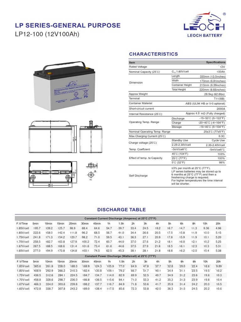 LP12 100 | PDF | Power Supply | Electric Power