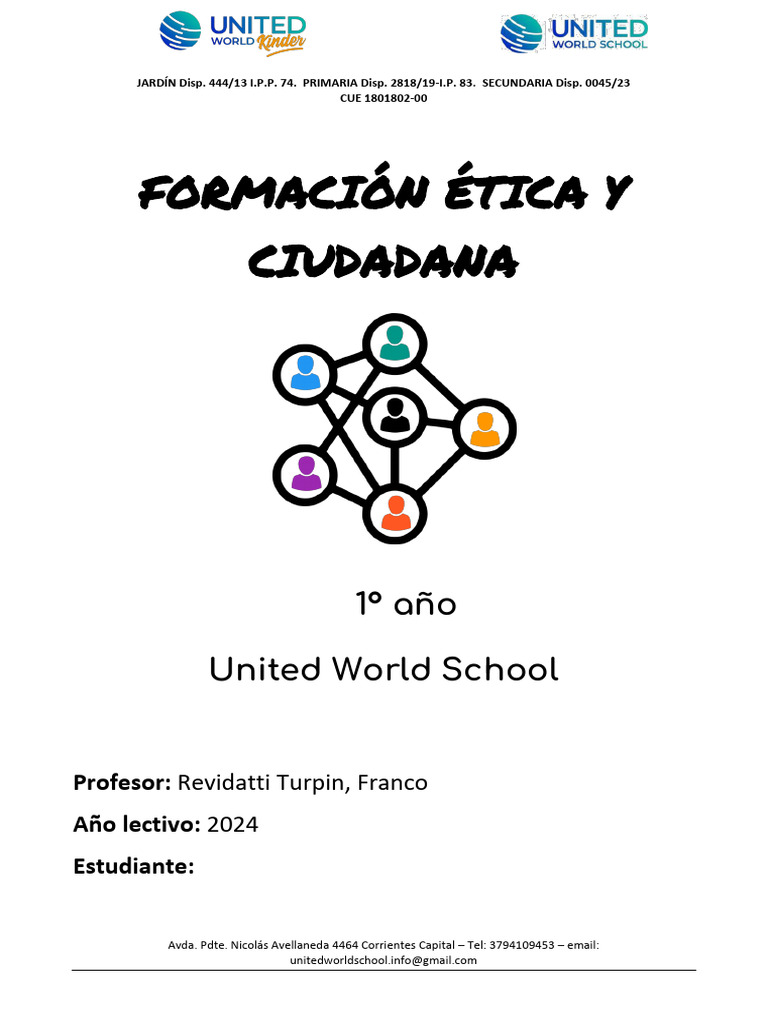 Fec 1° - 2024 | PDF | Ciencias sociales | Viajes y turismo