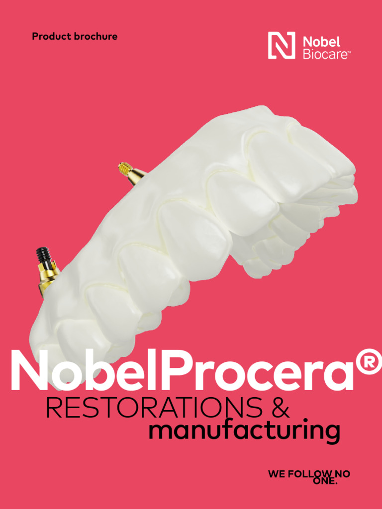 NobelProcera Restorations and Manufacturing Brochure - GB - GMT 76577 ...