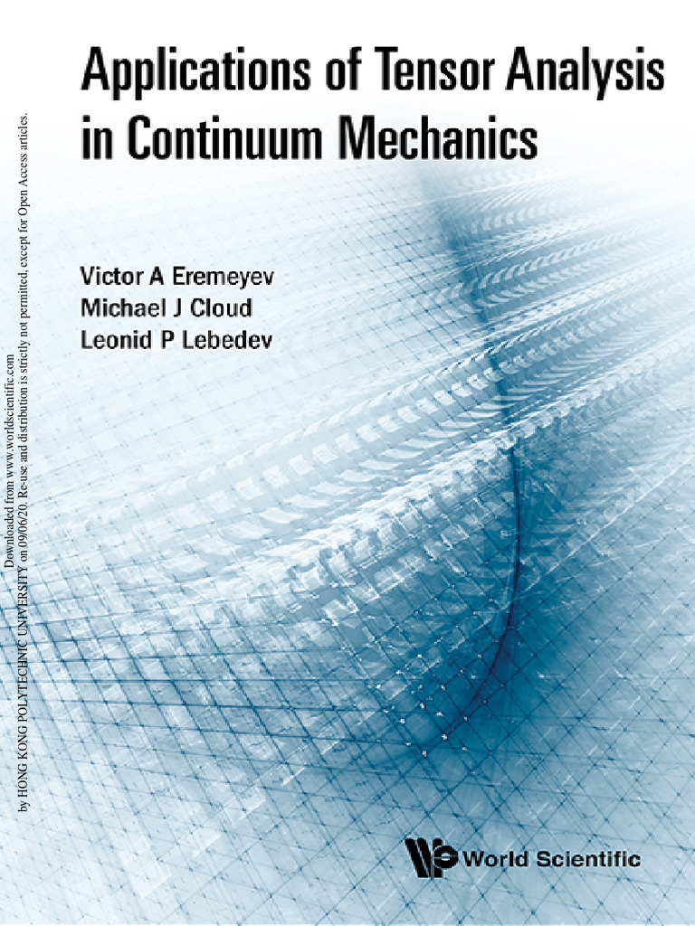 Victor A Eremeyev (2018) - Applications of Tensor Analysis in Continuum Mechanics. | PDF