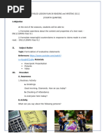 Grade 11 HUMSS Lessons Topics | PDF