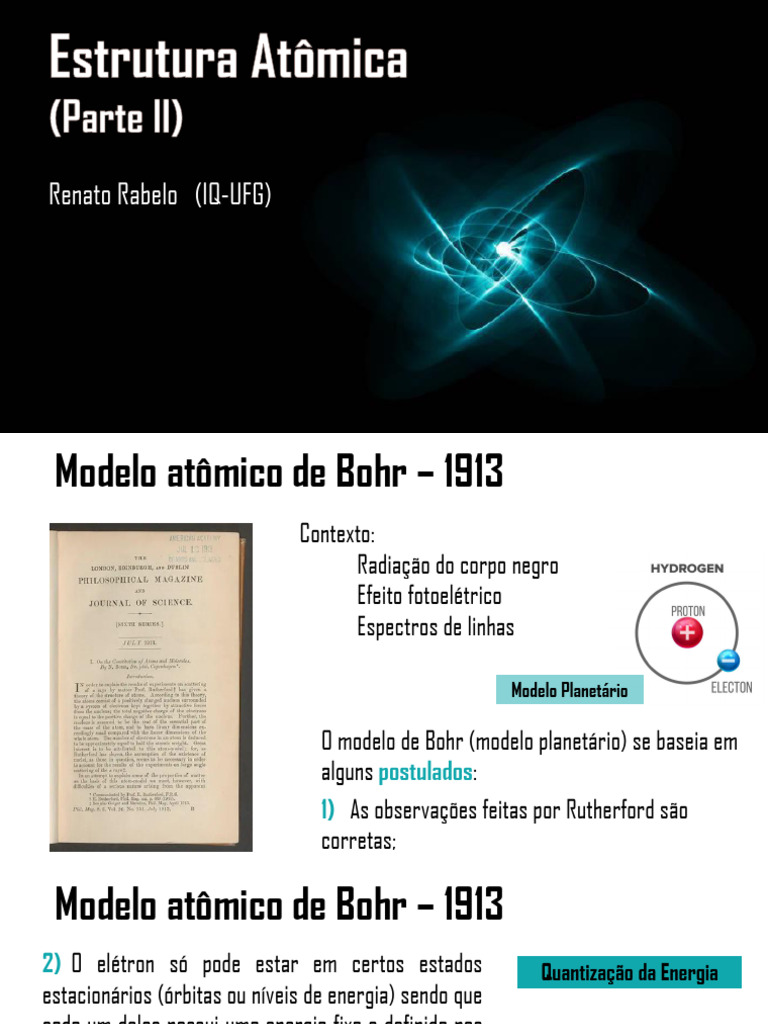 Aula13 Estrutura Atomica IV Completo | PDF | Ciências e Matemática