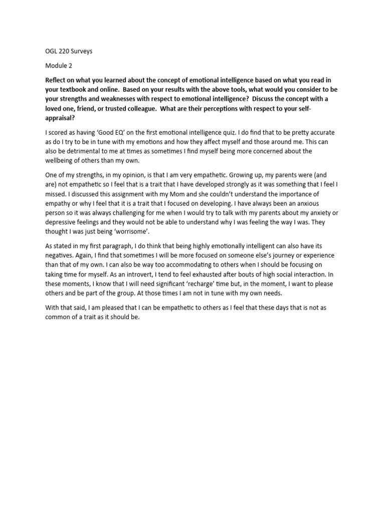 Ogl 220 Surveys | PDF