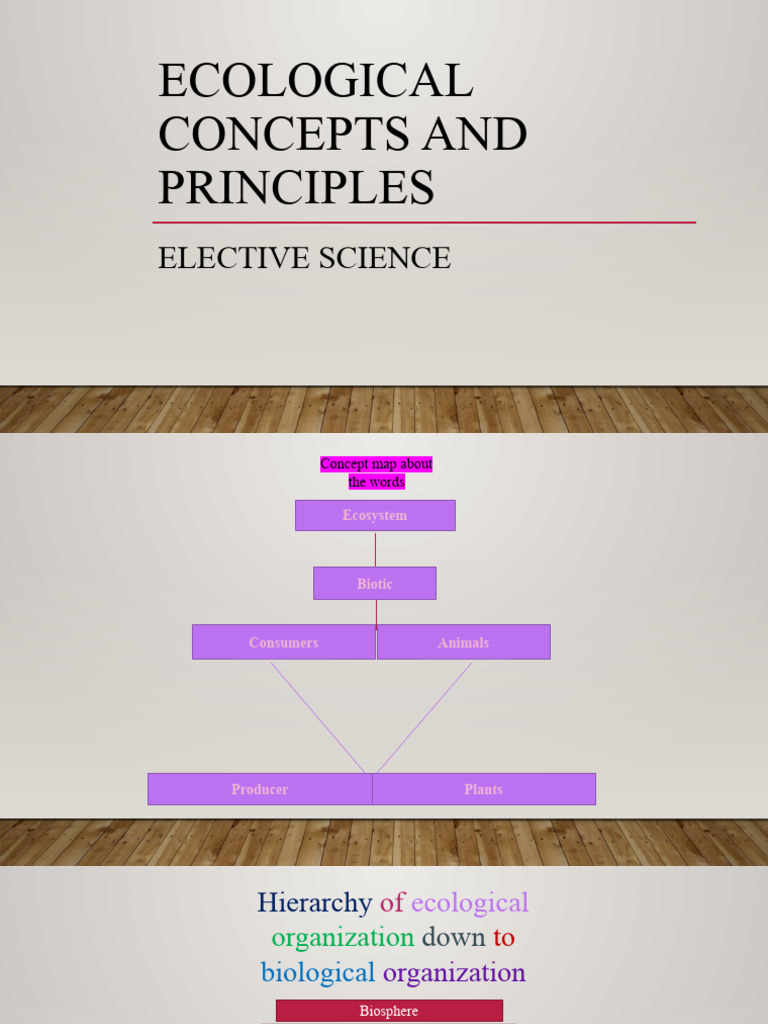 Ecological Concepts and Principles | PDF