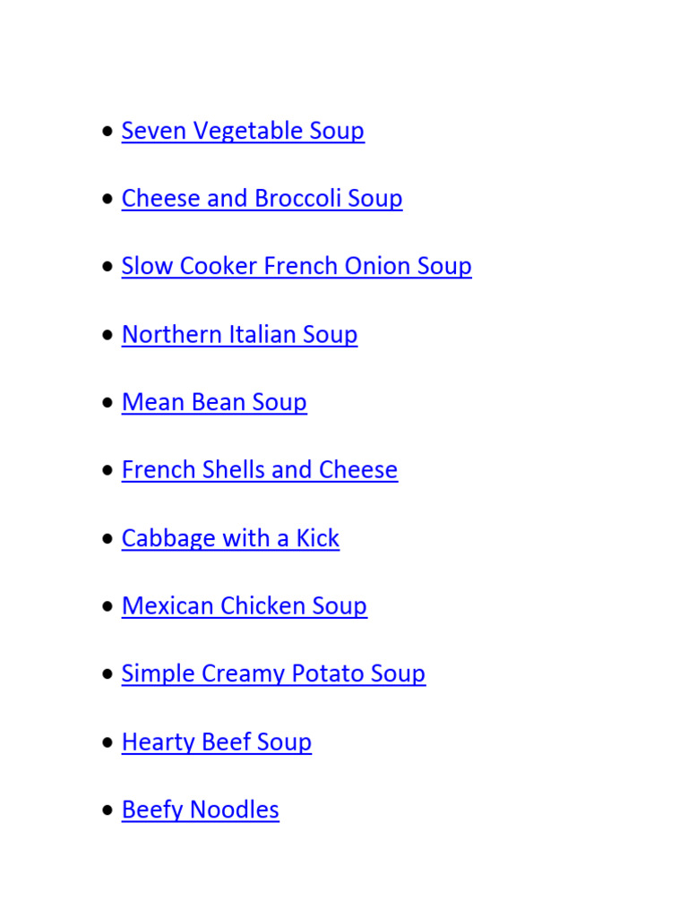 20 | PDF | Soup | Chicken Soup