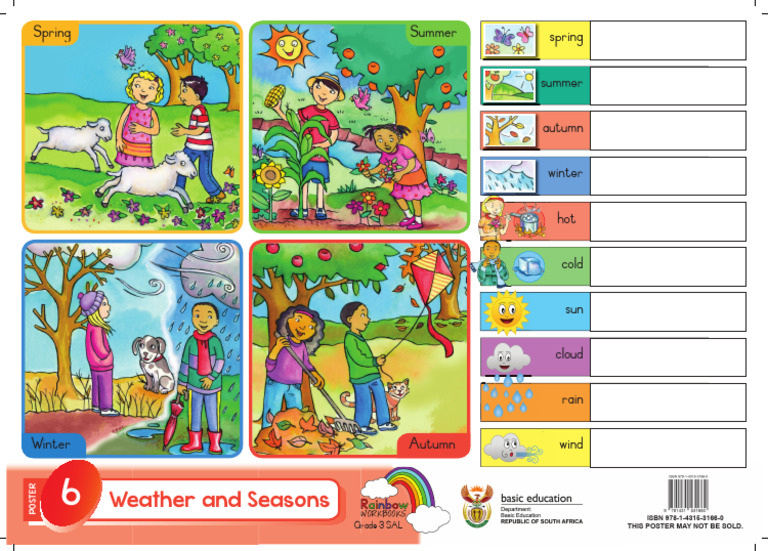 Grade 3 SAL Poster 6 Weather and Seasons | PDF