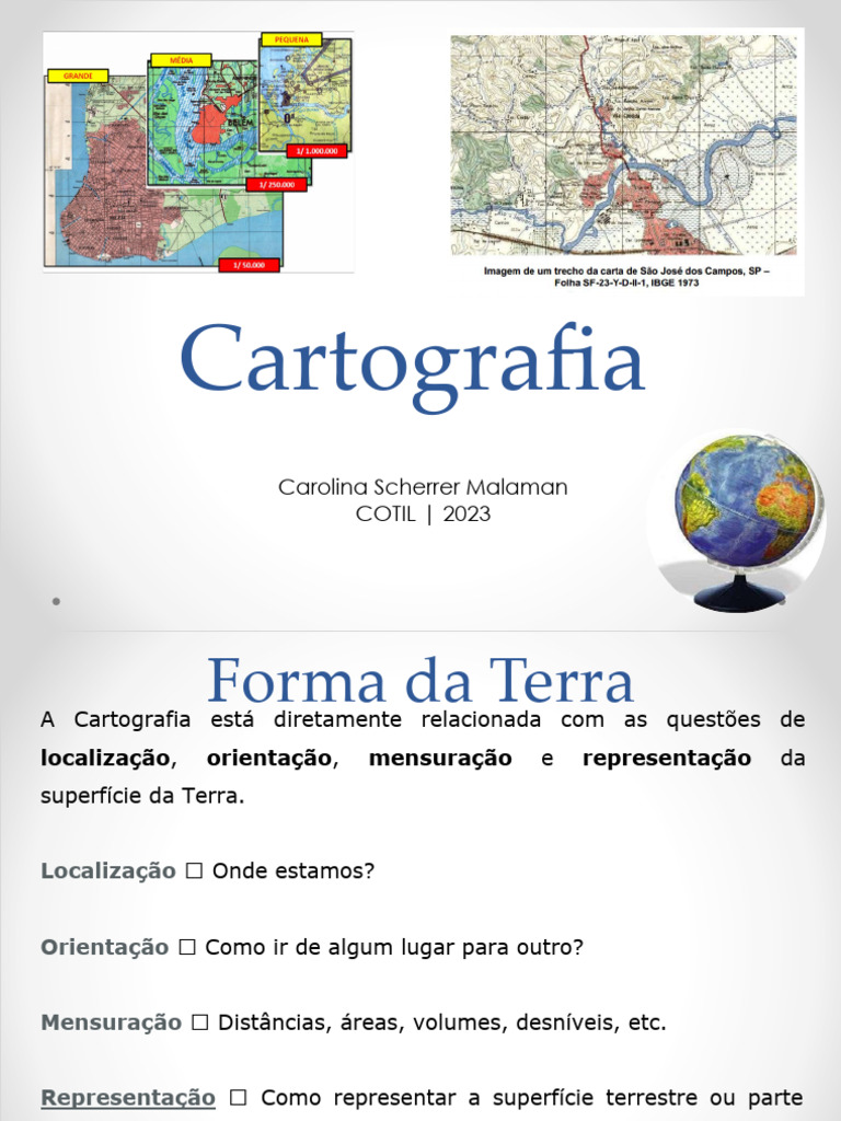 Aula 2 - Formas Da Terra e Sistema de Coordenadas | PDF | Longitude | Geodésia