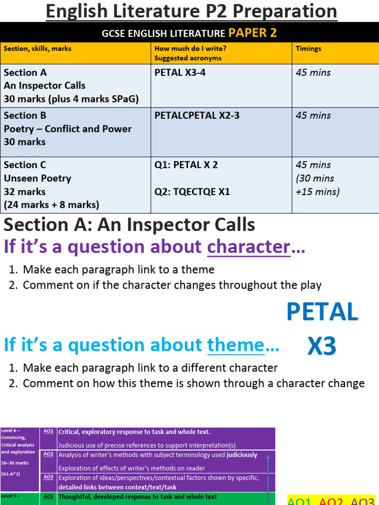 AIC Exemplar Revision Booklet | PDF