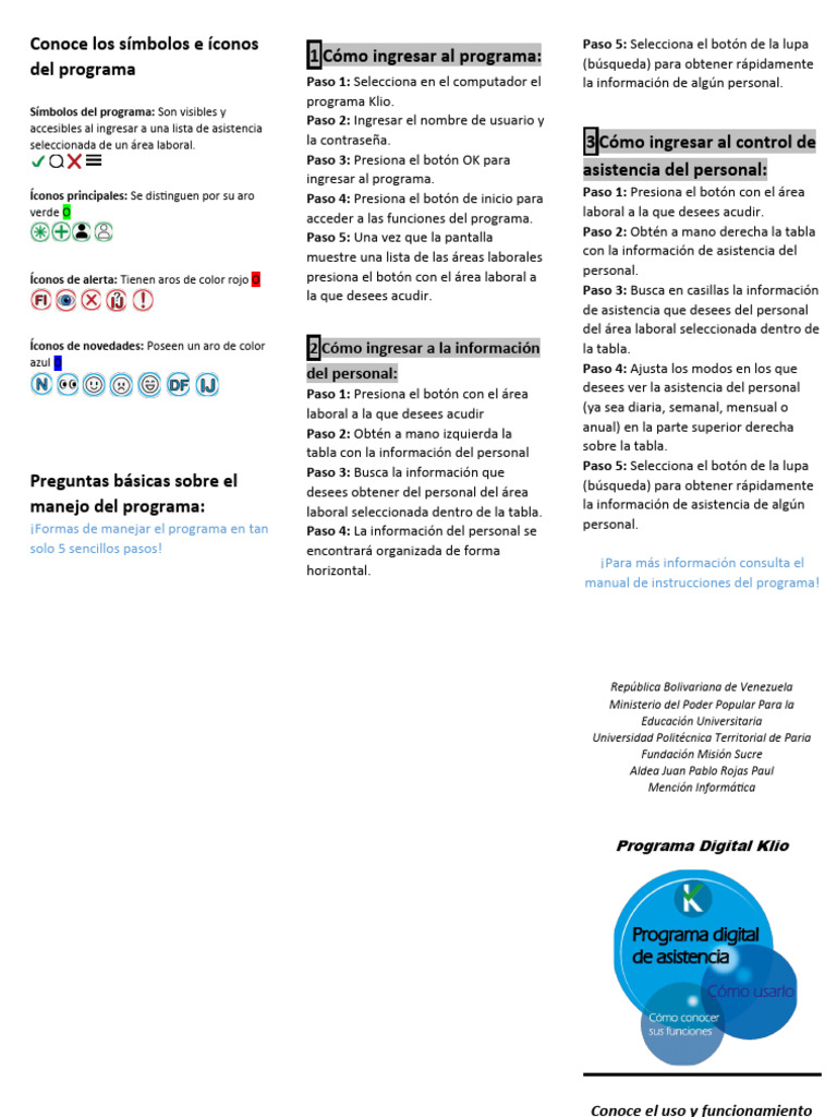 Tríptico | PDF | Informática | Software