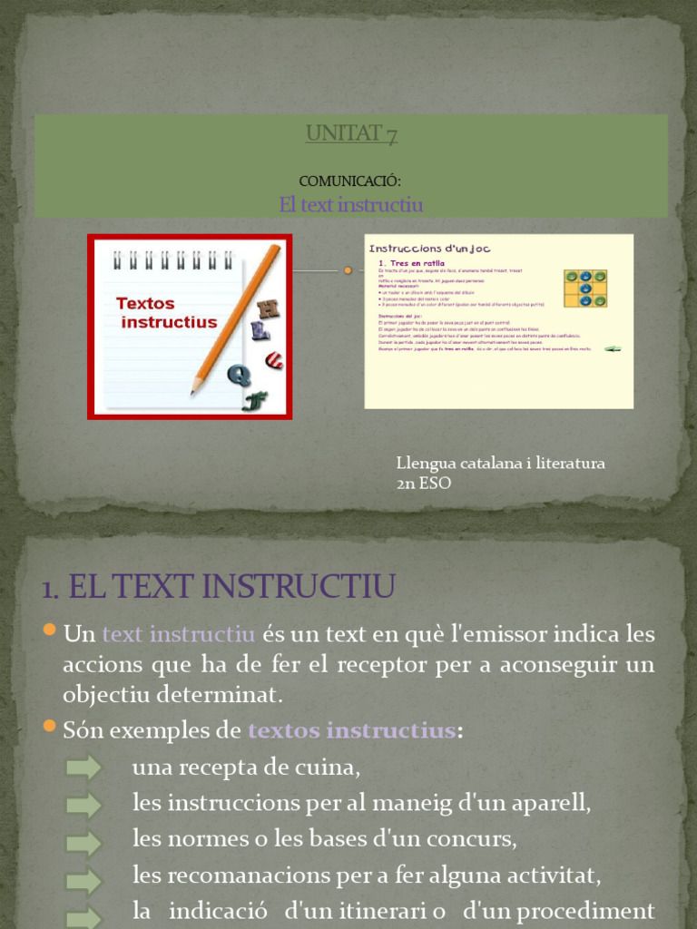 El Text Instructiu | PDF