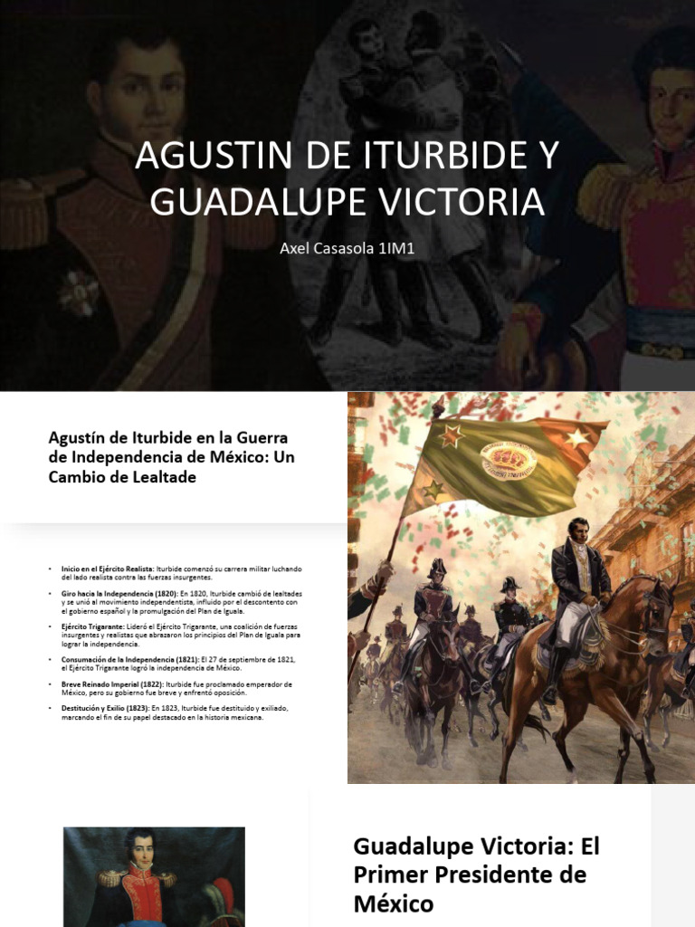 Agustin de Iturbide y Guadalupe Victoria | Descargar gratis PDF ...