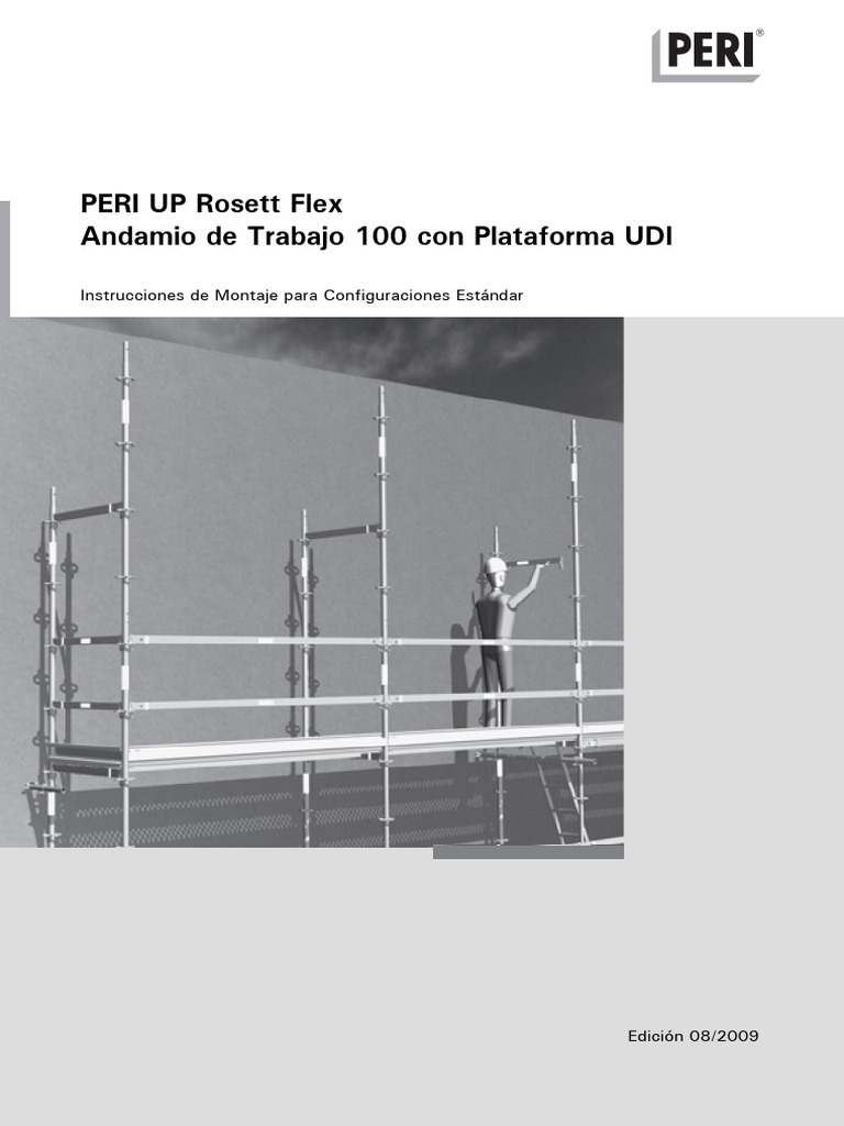 PERI - UP - Rosett - Flex - ASSEMBLY - Esp - Working - Scaff. - 100 - W ...
