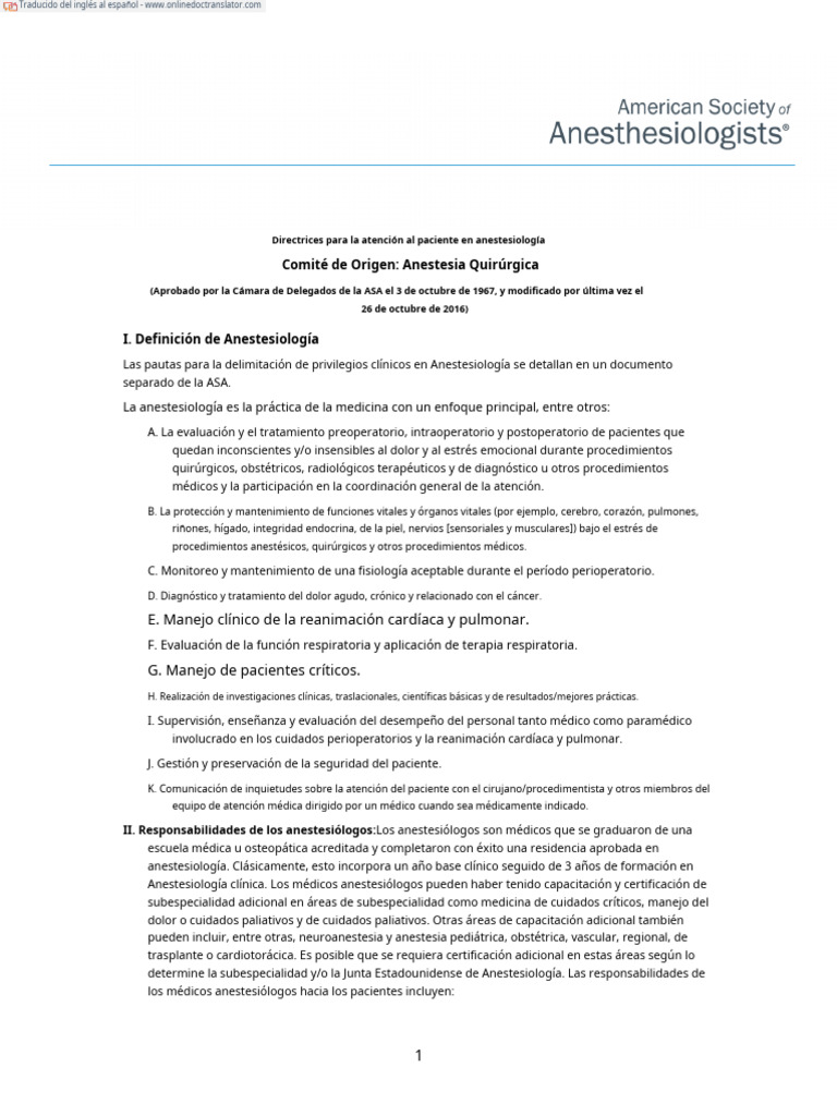 Tema 2 A - Guidelines-For-Patient-Care-In-Anesthesiology - En.es | PDF