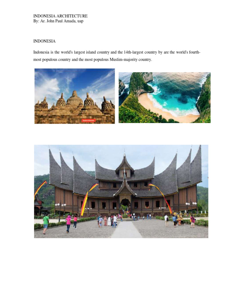 Indonesian Architectural Heritage | PDF | Indonesia