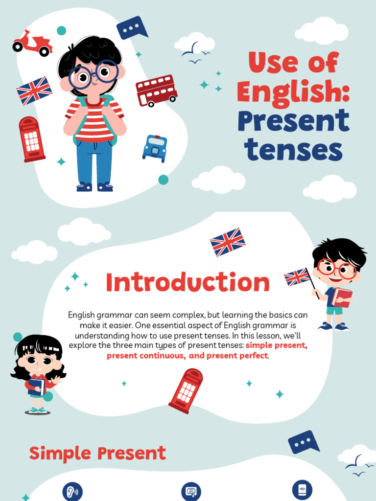 Use of English_ Present Tenses | PDF | Grammatical Tense | Perfect ...