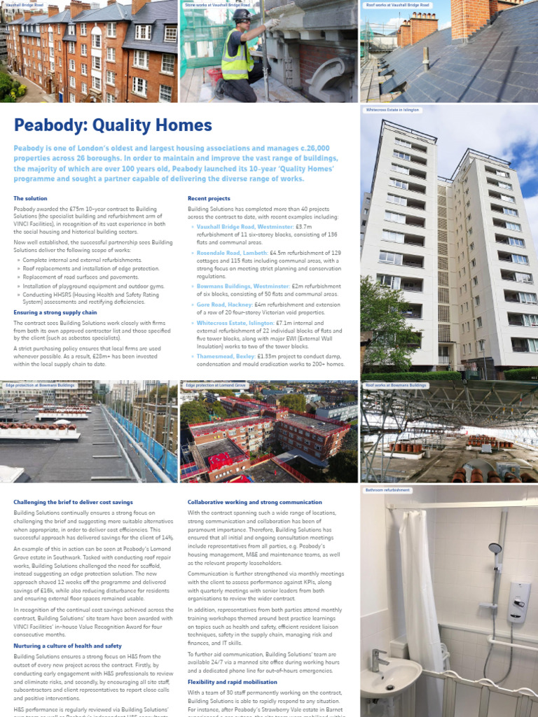 peabody-quality-homes-case-study | PDF | Corporate Social Responsibility