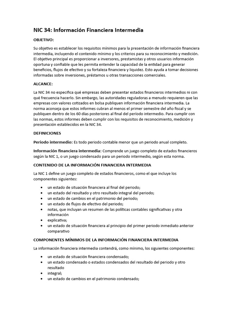 Nic 34 Resumen | PDF