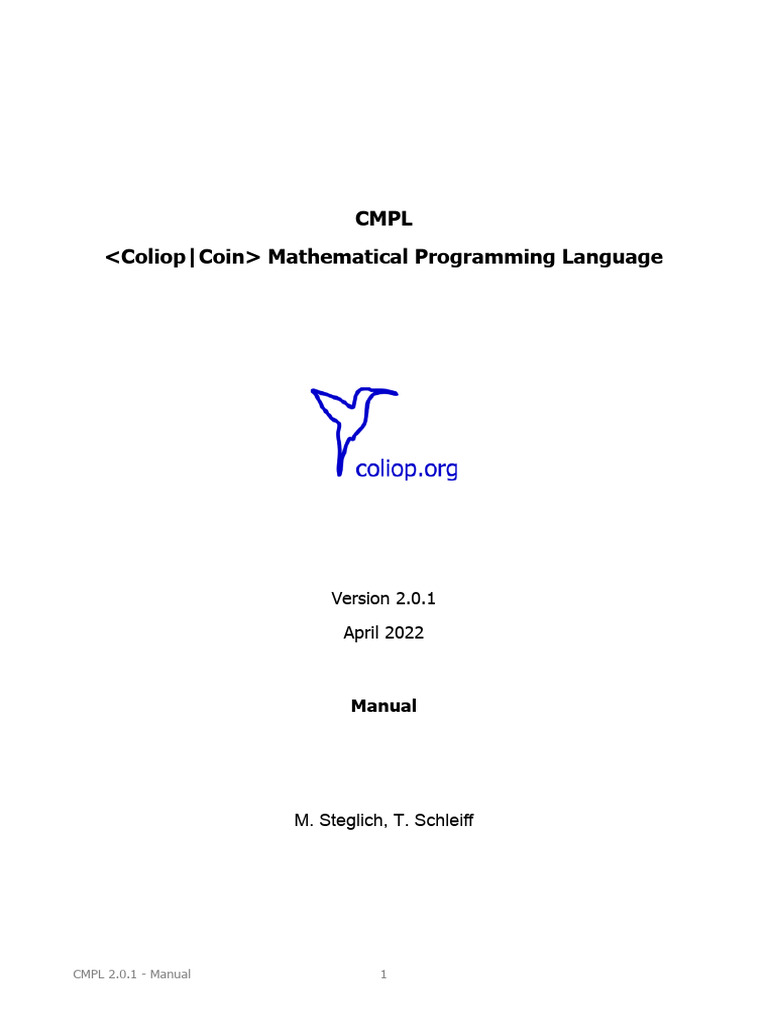 CMPL | PDF