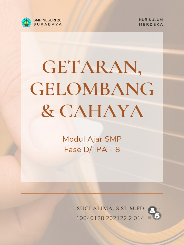 Modul Ajar Getaran, Gelombang & Cahaya | PDF