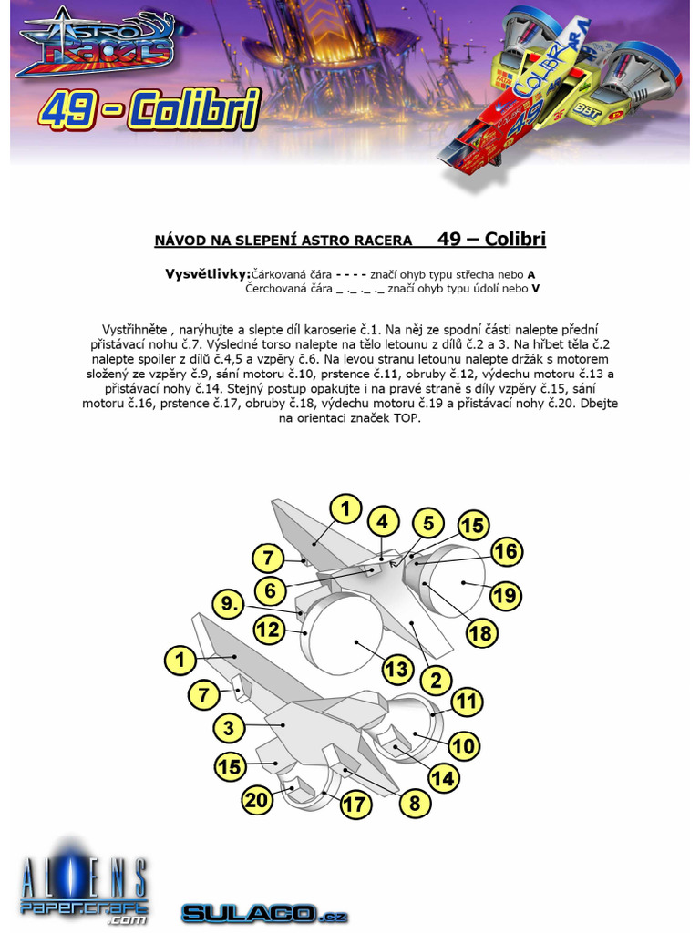 AstroRacer 49 Colibri | PDF