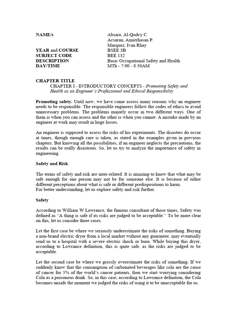 GROUP 1 - INTRODUCTORY CONCEPTS | PDF