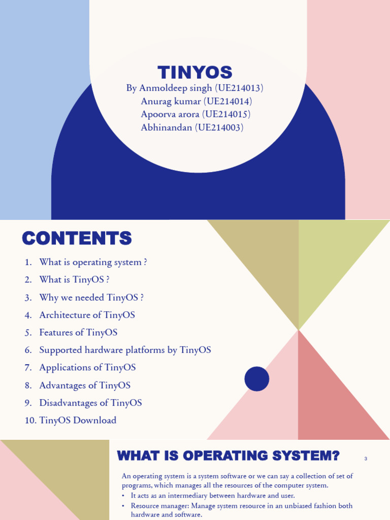TinyOS 1 | PDF