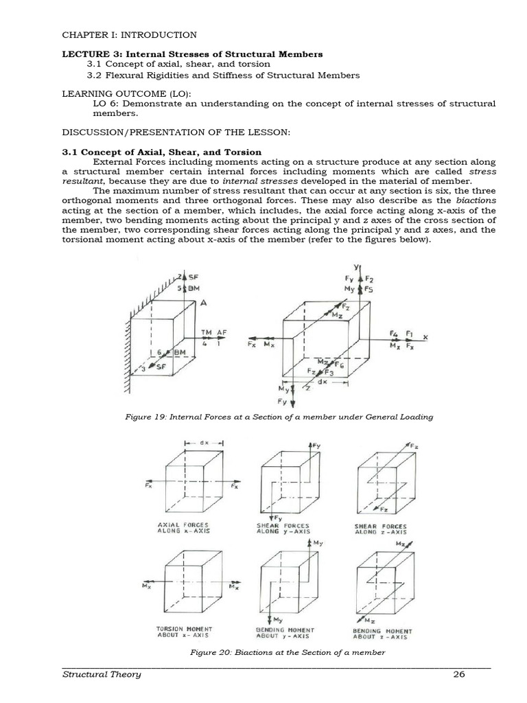 Lecture 3 | PDF | Bending | Force