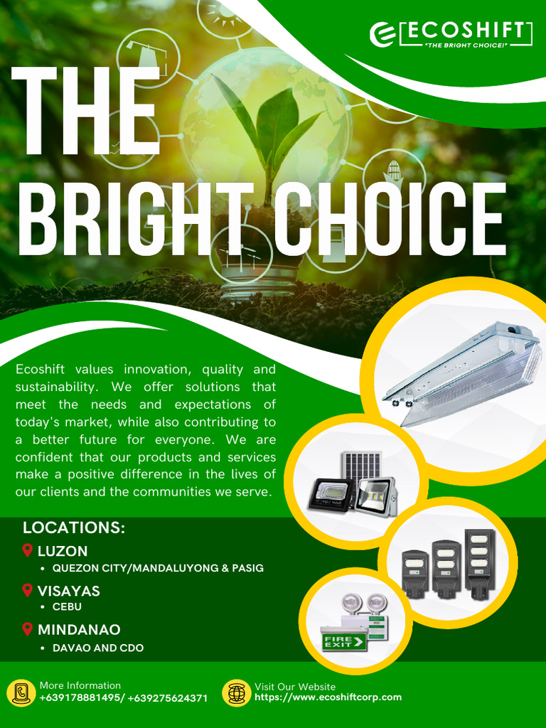 Ecoshift Corporation Product Overview | PDF