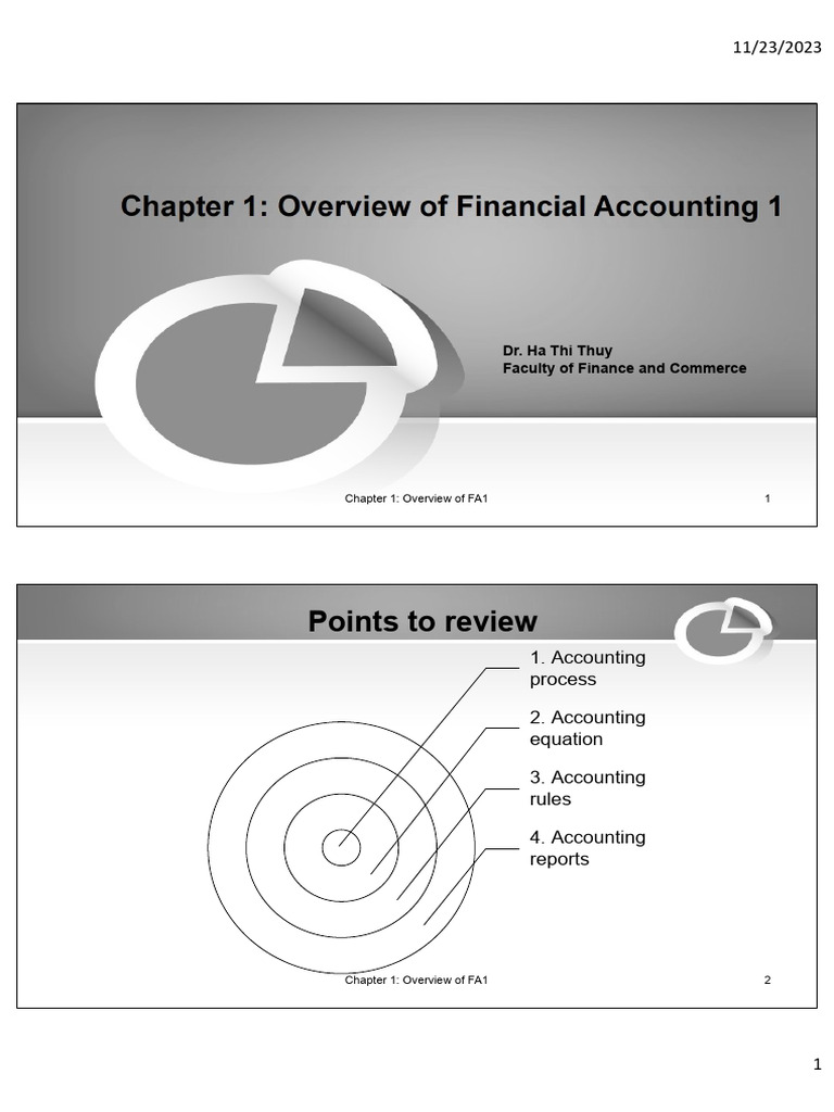 chap 1 overview-Kế tóan tài chính | PDF