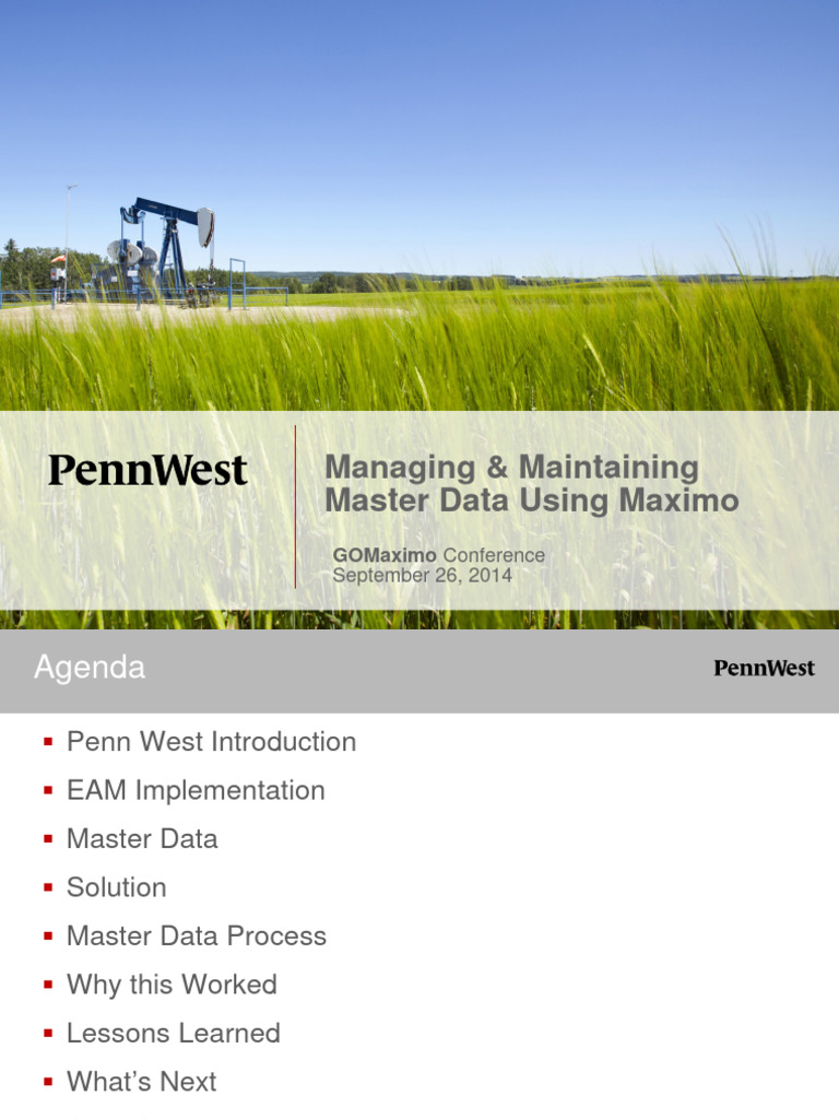 Managing and Maintaining Master Data Using Maximo | PDF | Information ...
