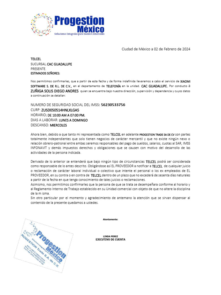 Telcel Diego Zuñiga | PDF