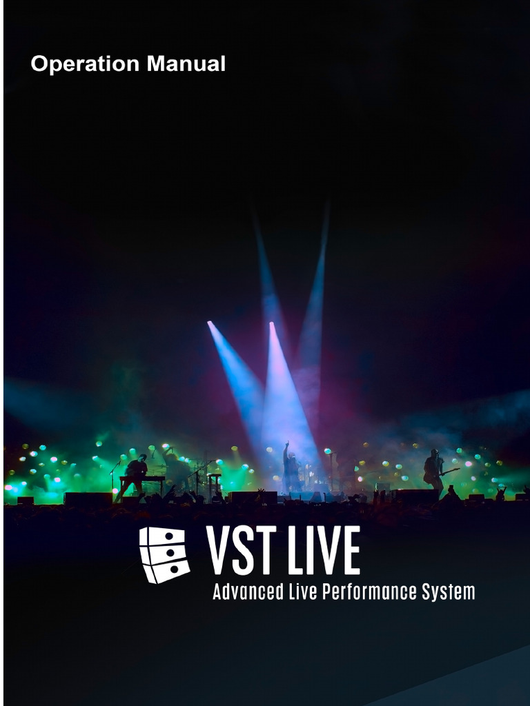 VST Live 1 1 Operation Manual en | PDF