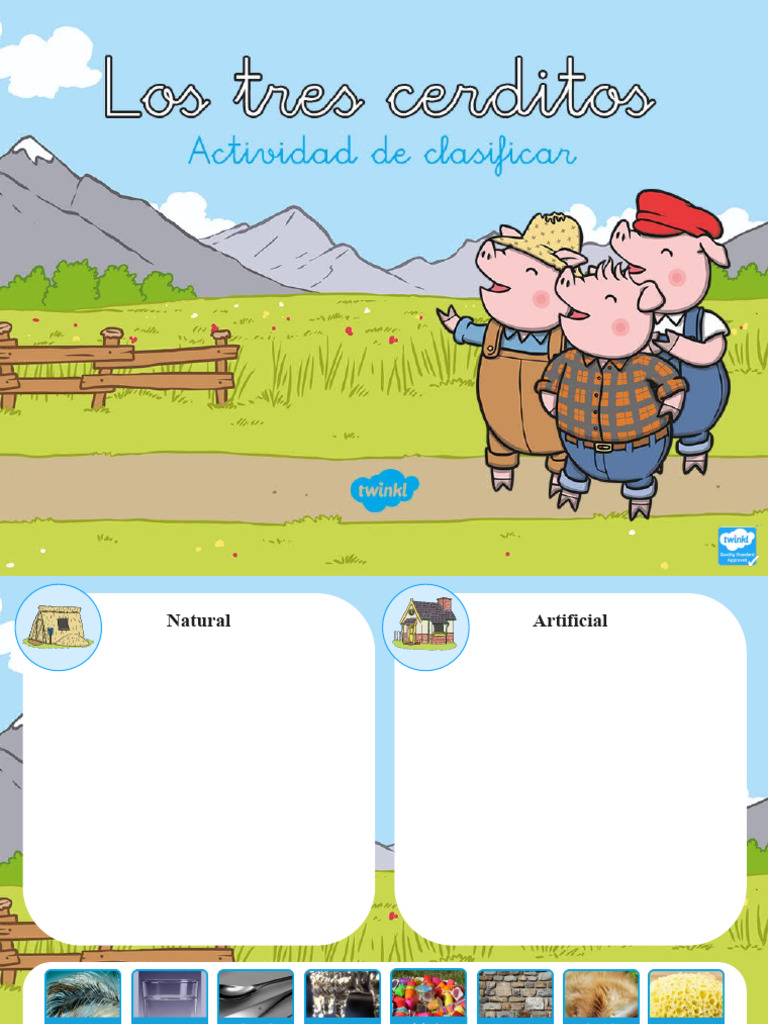 Es SL 2547828 Los Tres Cerditos Actividad Intera | PDF