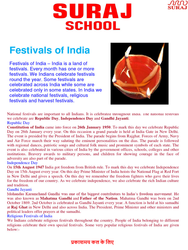 Festivals of India | PDF