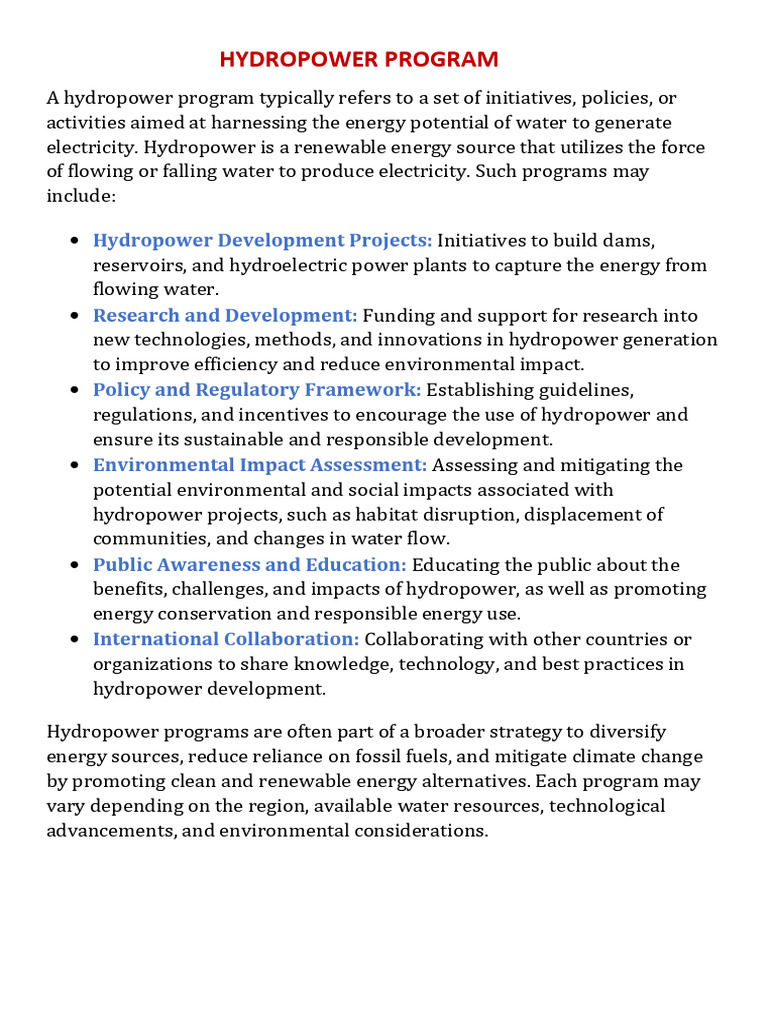 HYDROPOWER Class 12 Project | PDF | Hydroelectricity | Hydropower