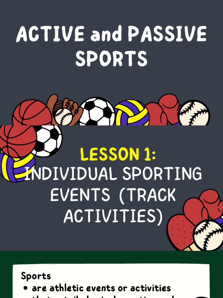 Active and Passive Sports 20240131 084725 0000 | PDF | Taekwondo ...