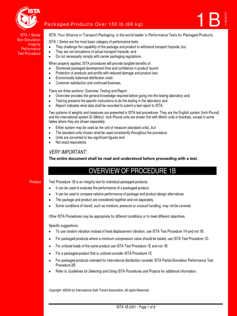 Ista 1B 2004 | PDF
